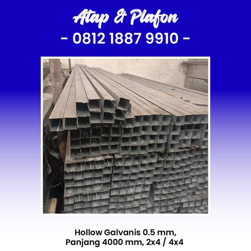 Jual Hollow Galvanis 0.5mm 4 Meter - 4x4 - Kab. Tangerang - Atap ...