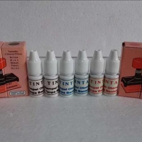 Jual Tinta stempel Otomatis - Biru - Kota Cilegon - ramanuju | Tokopedia