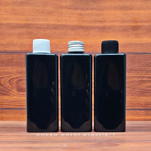 Jual BOTOL ULIR 250ML KOTAK PET HITAM BOTOL KOTAK 250ML HITAM TUTUP ULIR - ULIR PUTIH - Kota ...