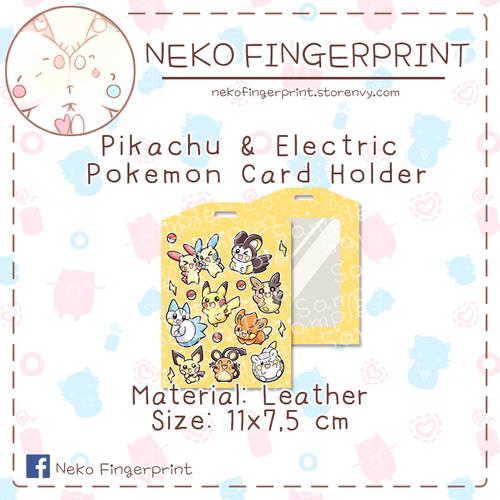 Jual Pikachu and Electric Pokemon ID Card Holder - No Lanyard - Jakarta ...