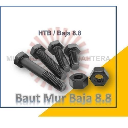 Jual Baut Mur Baja 8.8 M20x100 HTB BM 88 M20 x 100 Carbon Steel Bolt - Jakarta Barat ...