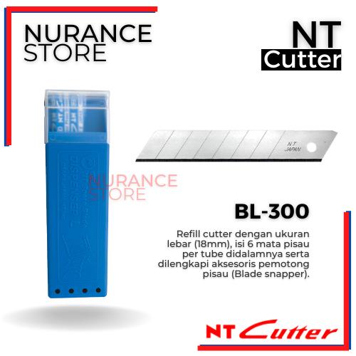Jual REFILL BLADE NT CUTTER BL-300 UNTUK CUTTER L-500P L-500 - Kota ...