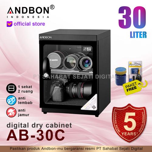 Promo Dry Box Dry Cabinet ANDBON AB-30C Digital Drybox Drycabinet 30 ...