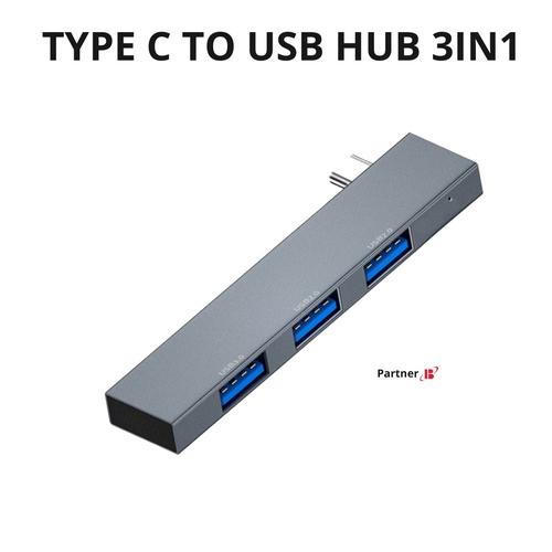 Jual NEW TYPE C HUB 3PORT USB 3.1 USB 2.0 ALUMUNIUM MINI / ADAPTER TYPE ...