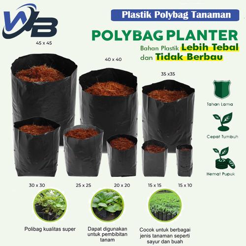 Jual Plastik Tanaman Polybag Kecil Sedang Besar Polibag Tebal Media ...