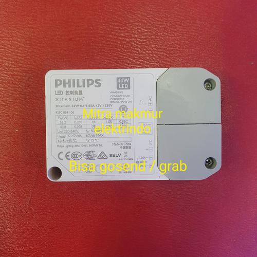 Jual trafo xitanium 44w led philipss / driver led xitanium 44w 32-42v ...