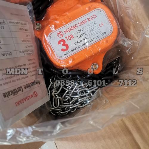 Jual CHAIN BLOCK TAKEL 3 TON x 5 METER MADE IN JAPAN TAKEL 3 TON ...