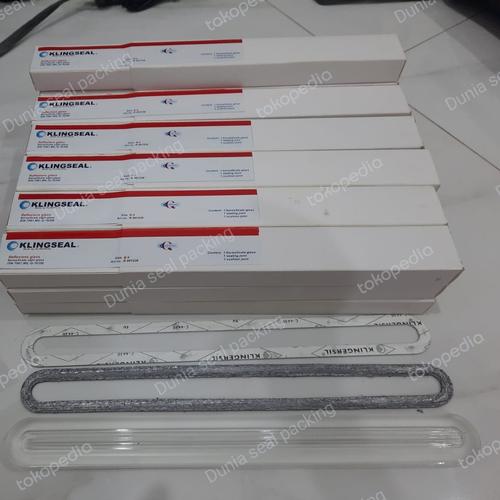 Jual sight glass klingseal B6 size 250 x 17 x 30 / kaca tempred ...