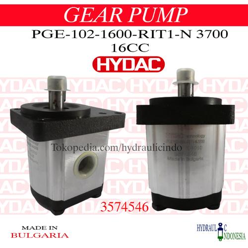 Jual Gear Pump HYDAC 16CC PGE-102-1600-RIT1-N 3700 3574546 Pump ...
