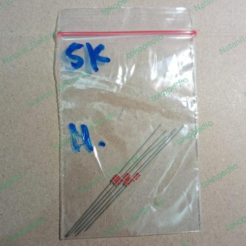 Jual 4102 thermistor sensor suhu ntc model resistor axial kanan kiri 5k ...