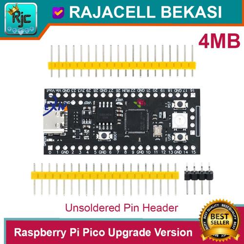 Jual Raspberry Pi Pico RP2040 Microcontroller Pengganti Nano V3 Promini - Upgrade 4MB ...