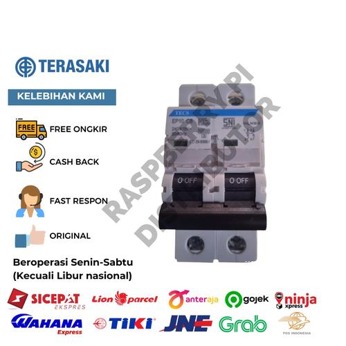 Jual TERASAKI TECS MCB EP10 6A 2P 10kA - Jakarta Barat - Raspberry Pi ...