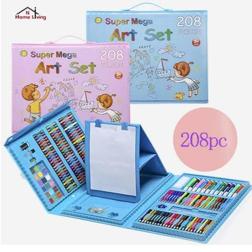 Jual Hl Crayon Set 208 Jumbo Perlengkapan Menggambar Anak Alat Melukis ...