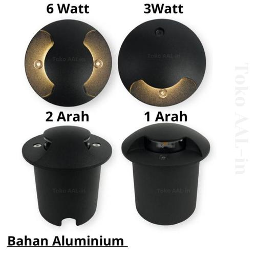 Jual Lampu lantai/ lampu tanam/lampu taman inground light Anti hujan ...