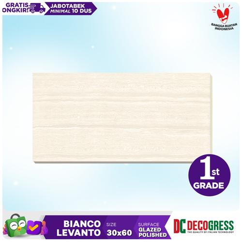 Jual DECOGRESS - Granite tile 30x60 PLINT Bianco Levanto (Glazed ...