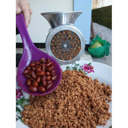 Promo MESIN Penggiling Daging Pembuat Gethuk Sambel Kacang Bumbu Manual ...