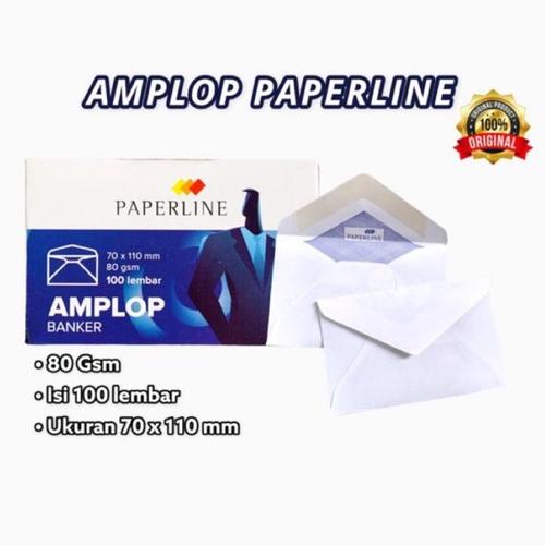 Jual 100lbr AMPLOP PUTIH PAPERLINE MINI /AMPLOP KONDANGAN / Amplop ...