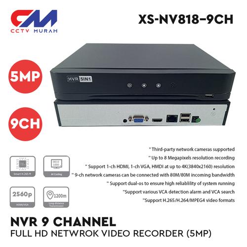 Jual NVR 9 CH 5 MP Full HD Network Video Recorder 4K - Jakarta Barat ...