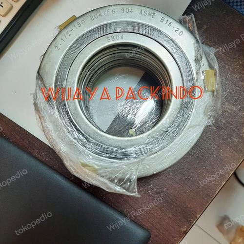 Jual Spiral Wound Gasket Ansi 300 SS304 3/4" inch - SWG SS 304 Ansi ...