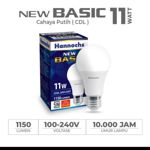 Jual Hannochs Lampu Bohlam LED New Basic 12 Watt Cahaya Putih - Jakarta ...