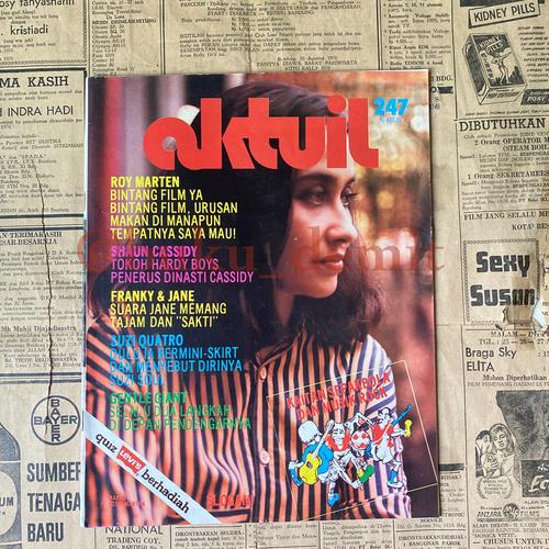 Jual Majalah AKTUIL 1978 - Cover dan Poster Jumbo MARINI + The Rollies - Kab. Sleman - Budem ...