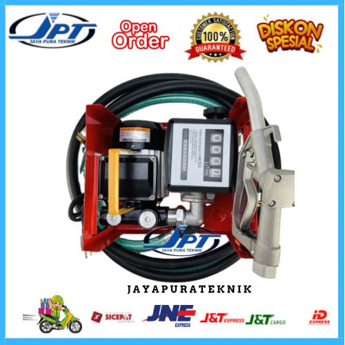 Jual Pompa solar Pompa Transfer BBM Flow meter Solar/minyak AC 220V ...