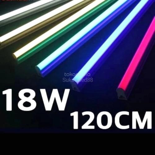 Jual Lampu TL NEON LED T5 TUBE LIGHT 18W 18WATT 120CM 1200mm Warna Warni - 120cm BIRU - Jakarta ...