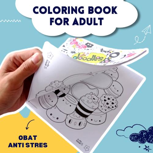Jual KOLEKSI COLORING BOOK FOR ADULT DOODLE BUKU MEWARNAI UNTUK DEWASA ...