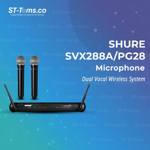 Jual Shure SVX288A/PG28 Dual Vocal Wireless System - H14 - Jakarta ...