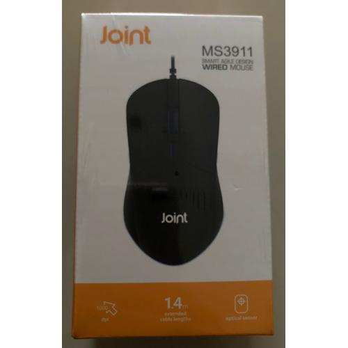 Jual JOINT MOUSE WIRED MOUSE MS3911 BLACK optik optic cable kabel wayar ...