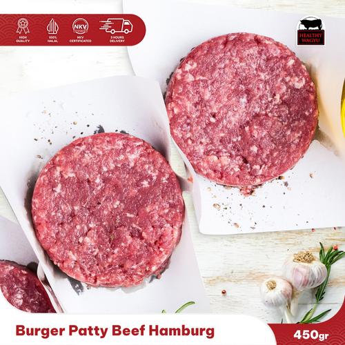 Jual Burger Patty Beef Hamburg Daging Sapi Burger 450 Gram - Jakarta ...