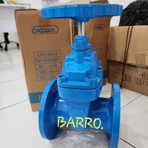 Jual Gate Valve 4" Inch DN 100 Resilient Ductile Iron Flange PN16 ...