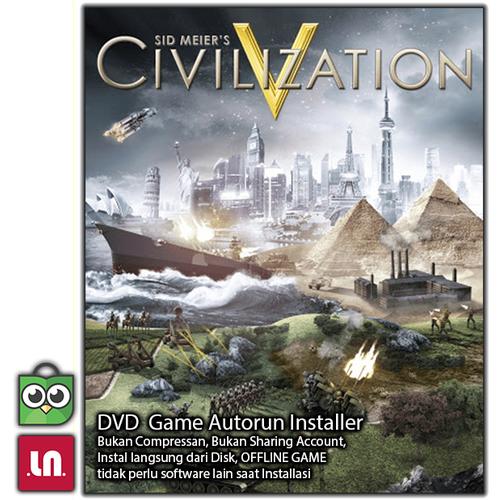 Jual Sid Meier’s Civilization V (5) - PC DVD Game Sim - softcover ...