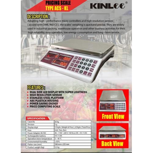 Jual Timbangan 40kg Timbangan Meja Digital Buah Laundry Ikan Ayam ...