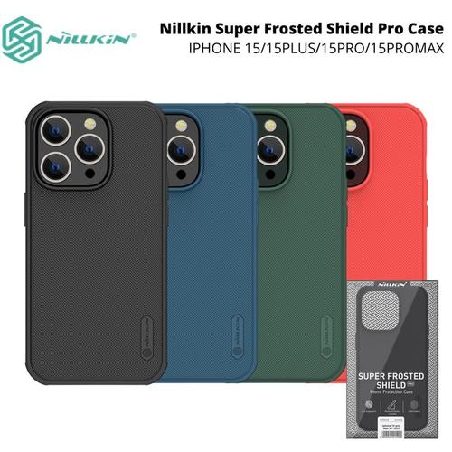 Jual iPhone 15/Pro/Plus/Pro Max Nilkin Super Frosted Shield Pro ...