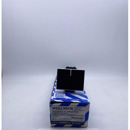 Jual Saklar "B" Wide 16AX Panasonic HITAM - WESJ5941B Style Series ...