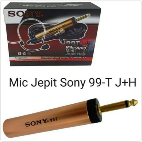Jual Mic Sony 99T Mic Jepit And Headset Bando Clip On SN-99T - Jakarta ...