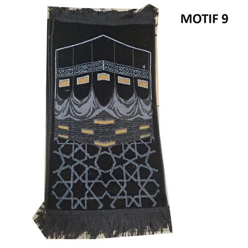 Jual Sajadah Turkey Bulu Hitam Size Kecil/Kepala/Muka Oleh oleh haji ...