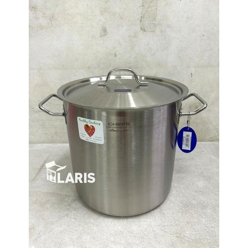 Jual Bima Chefs Stock Pot 28cm 17,2 Liter Panci Stainless Bima Tebal ...
