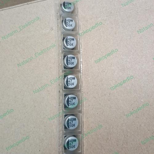 Jual 4120 elco elko 47uf 47 uf 50V 50volt 50 volt 50k smd mini tempel ...