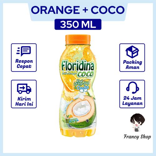 Jual Floridina Orange + Coco Minuman Rasa Jeruk Kelapa 350 ml - Kota ...
