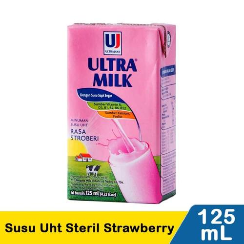 Jual Susu Ultra Milk UHT Strawberry 125ml - Kota Tangerang - RGM2326 ...