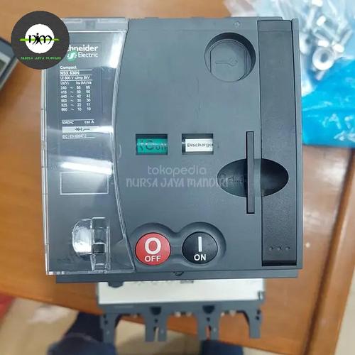 Jual SCHNEIDER MCCB 36KA NSX400F 3P 400A MOTORIZED KOMPLIT UVT ...