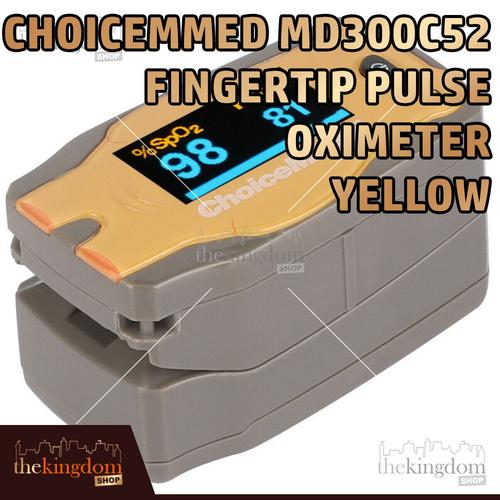 Promo ChoiceMMed MD300C52 Fingertip Pulse Oximeter Yellow Alat Ukur ...