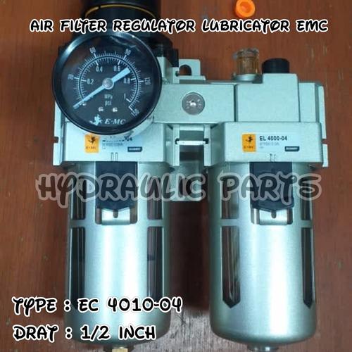 Jual AIR Filter Regulator Lubricator EMC EC 4010-04 1/2 INCH - Jakarta ...