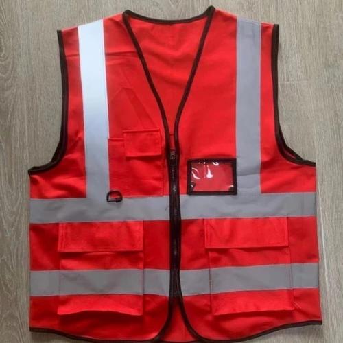 Jual Rompi Safety Rompi Proyek 3 Kantong Polyester Resleting Zipper ID ...