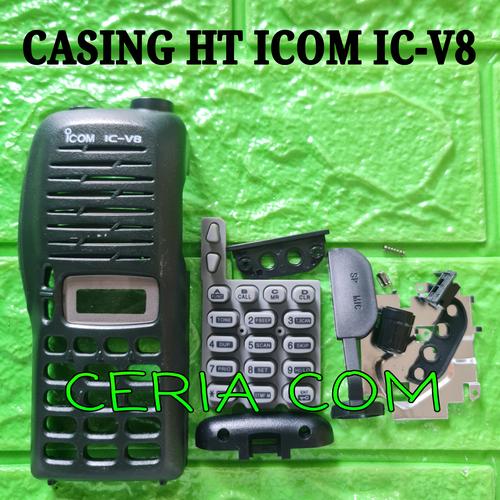 Jual CASING HT ICOM V8 FULL SET PLUS KEYPAD CASING HT ICOM IC-V8 IC V8 ...