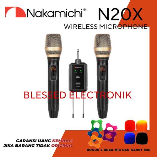 Jual Mic Wireless Nakamichi N20X / Microphone N 20X Handheld Bergaransi - Jakarta Barat ...