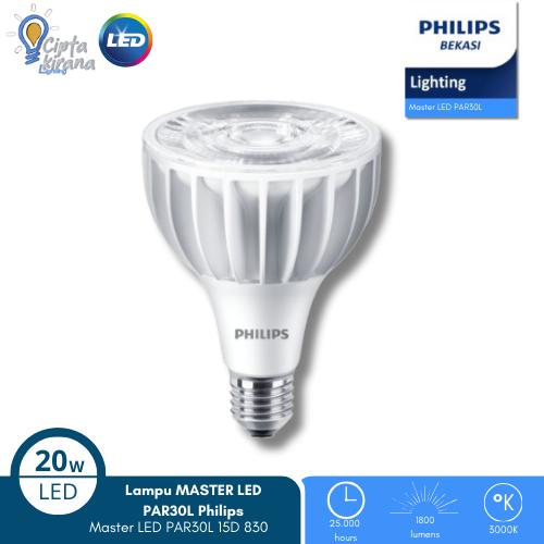Jual Lampu Philips Master LED PAR30L 20W 15D 830 - Kota Bekasi - Cipta ...