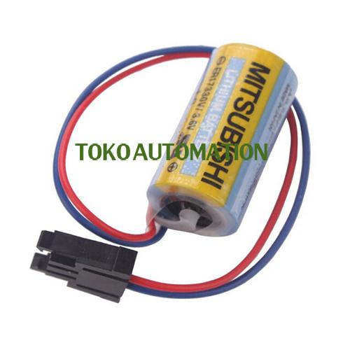 Jual Mitshubishi Baterai Lithium A6BAT ER17330 3.6v PLC Battery PA01 ...